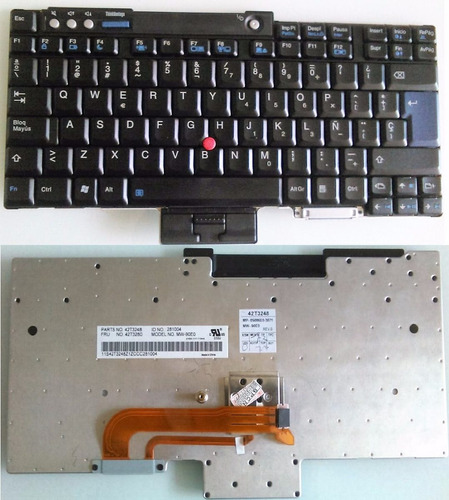 TECLADO LENOVO THINKPAD T400 ESPANOL | Grupo empresarial AOC